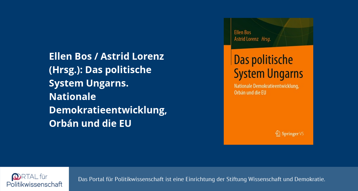 Portal für Politikwissenschaft – Ellen Bos / Astrid Lorenz (Hrsg.): Das ...